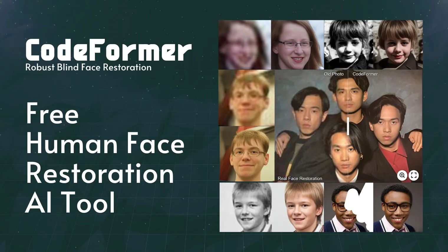 NeurIPS 2022 | 人脸复原新利器：CodeFormer - CodeFormer